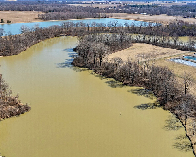 The Robert Clark Neff Reservoir offers peaceful waters and the kind of serenity that meditation apps try desperately to simulate.