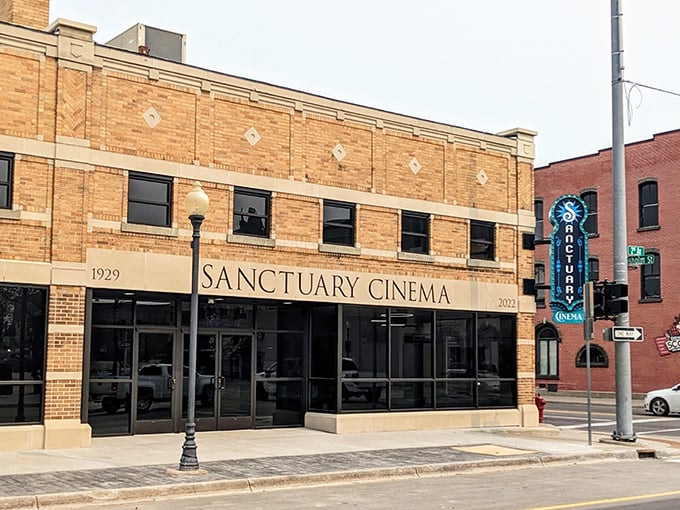 The Sanctuary Cinema brings movies to Alpena in a beautifully restored 1920s building – proving that some things are better with age, like fine wine and character-filled theaters.