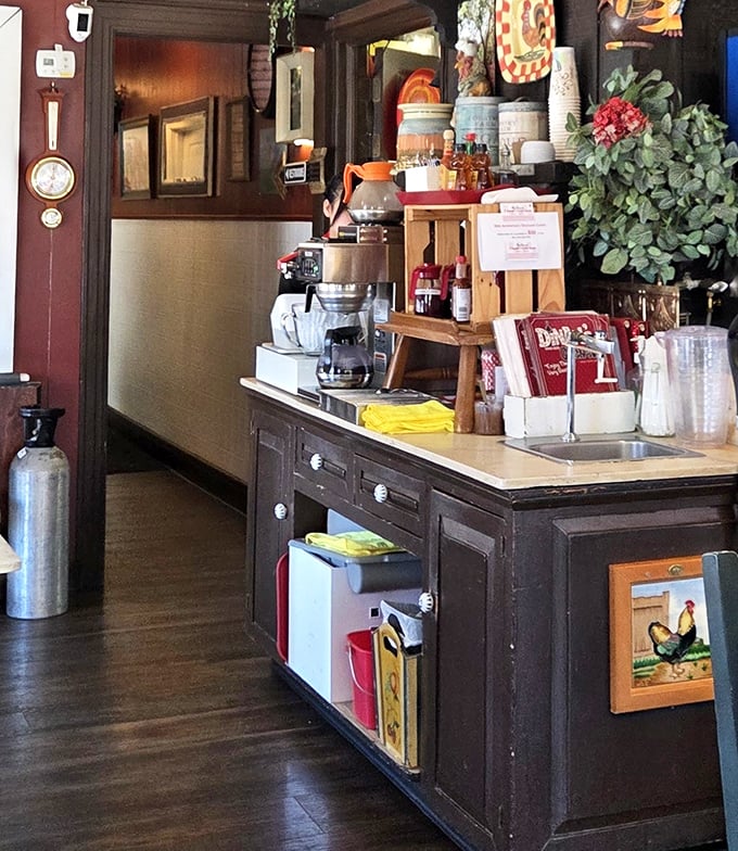 The sauce station—where culinary dreams are enhanced and chicken gets its final blessing before the first heavenly bite.