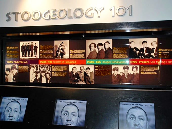 Stoogeology 101 offers a crash course in comedy history, tracing the evolution of America's beloved knuckleheads through their remarkable five-decade career.