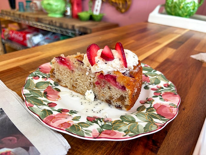 This strawberry-topped cake isn't just dessert—it's what happens when Polish baking traditions meet Pennsylvania's berry bounty.