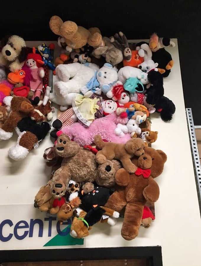 The island of misfit toys that's more like a retirement community for well-loved teddy bears waiting for their second act.