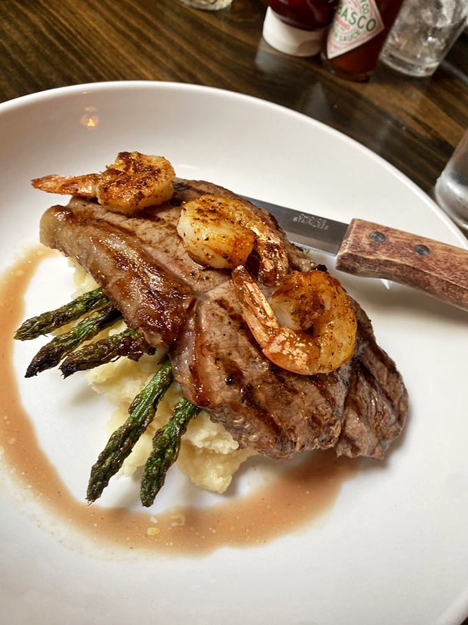 The classic surf and turf—where land meets sea in a romance that's been sizzling since the dawn of fine dining.