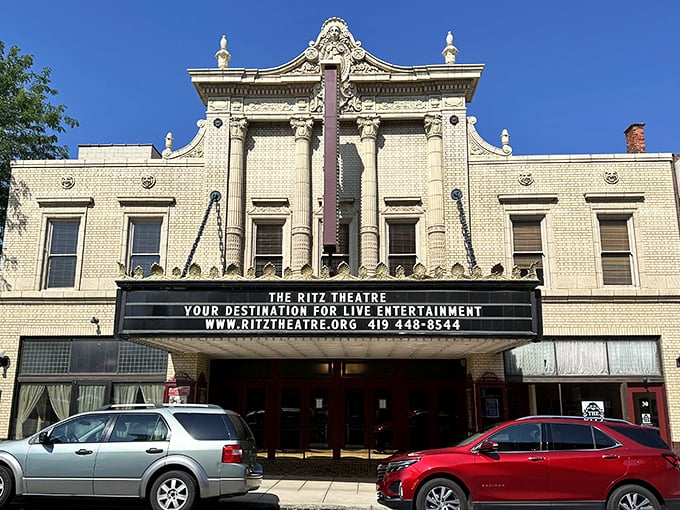 The Ritz Theatre's façade isn't just preserved – it's celebrated, a reminder that entertainment doesn't require streaming subscriptions when you have community showplaces.