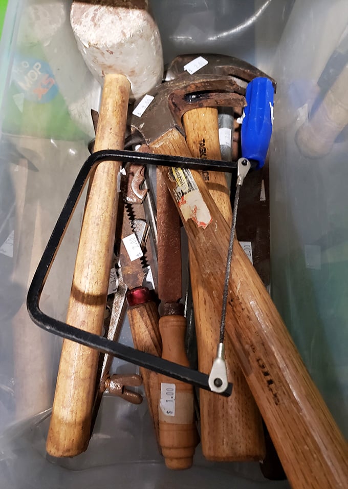 DIY dreams come true! These well-loved tools have stories to tell and projects to complete – all for less than the cost of one new hammer.