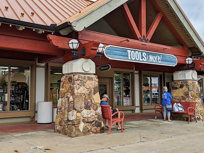 Tools & More delivers exactly what its name promises – a wonderland for DIY enthusiasts and those who love someone handy enough to use these treasures.