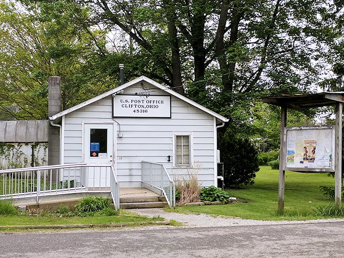 Possibly America's coziest post office, this tiny outpost proves good things come in small packages—including your mail in Clifton, Ohio.