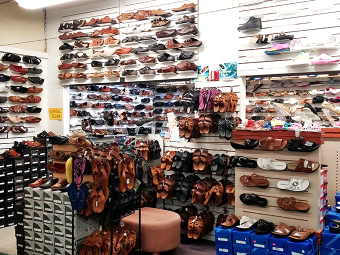 Shoe shopping nirvana where comfort meets Florida casual. With this selection, your feet and wallet can both be happy.