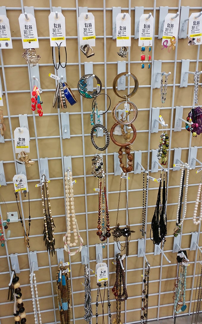 Jewelry that tells stories of proms past and fashion eras gone by. These accessories aren't just affordable—they're time machines you can wear around your neck.