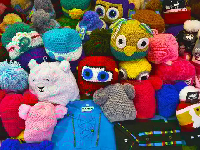 Handcrafted character beanies that turn ordinary heads into walking conversation pieces. Childhood nostalgia meets adult fashion in the coziest way possible.