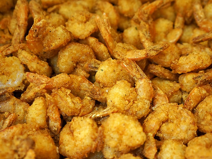 These crispy fried shrimp are the buffet equivalent of finding an extra $20 in your pocket—an unexpected delight that makes your day better.