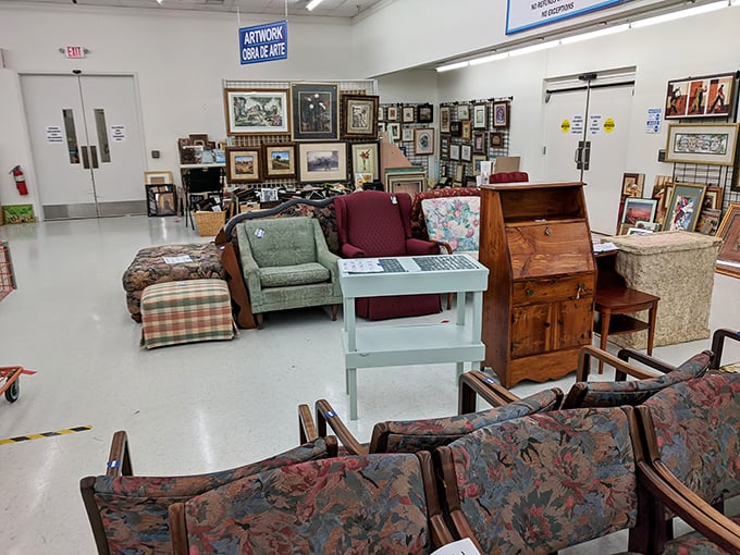 Furniture with character and history, waiting for its next chapter in your home. That mint-green table? It's begging to be yours.