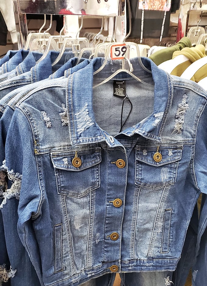 Distressed denim isn't just fashion—it's a lifestyle statement. These jackets have been pre-worn to perfection, saving you years of character-building work.
