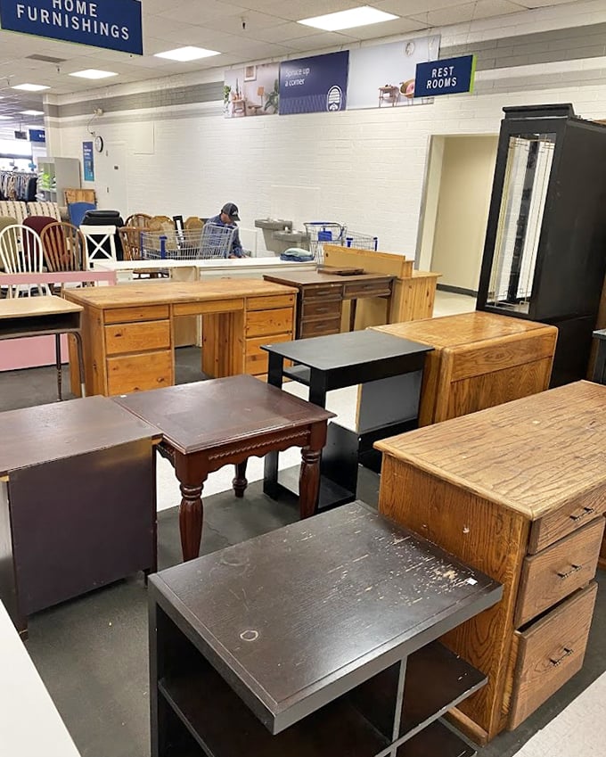 Need a desk for your home office? The selection ranges from practical workstations to charming vintage pieces with character and history built in.