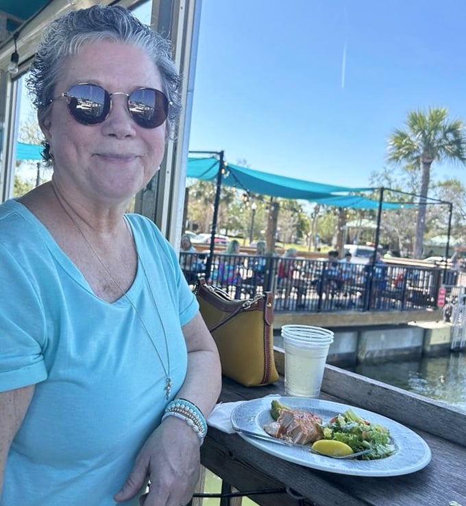 Waterfront dining with a side of sunshine—the kind of meal that makes you wonder why you ever eat indoors in Florida.