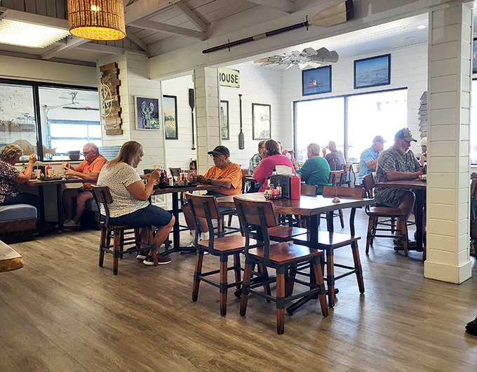Where locals and tourists unite in the universal language of "mmm" – a dining room filled with the happy murmurs of satisfied customers.