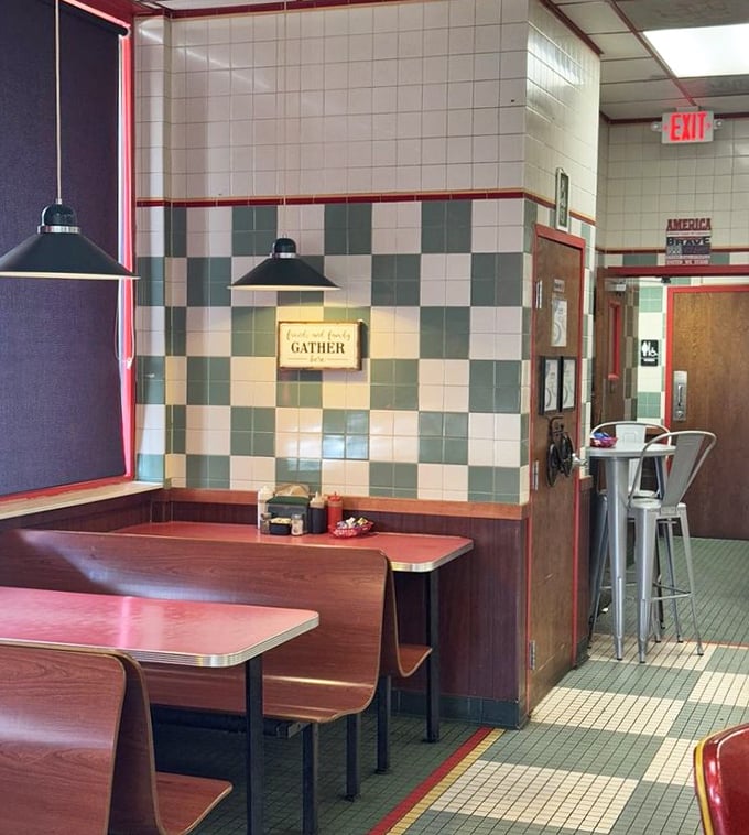 Not just a dining area—a community gathering space where strangers become friends over the universal language of good food.