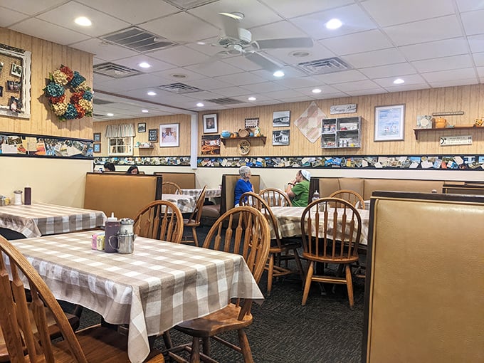 The dining room hums with the symphony of satisfaction—forks meeting plates, conversation, and the occasional "you've got to try this" from neighboring tables.