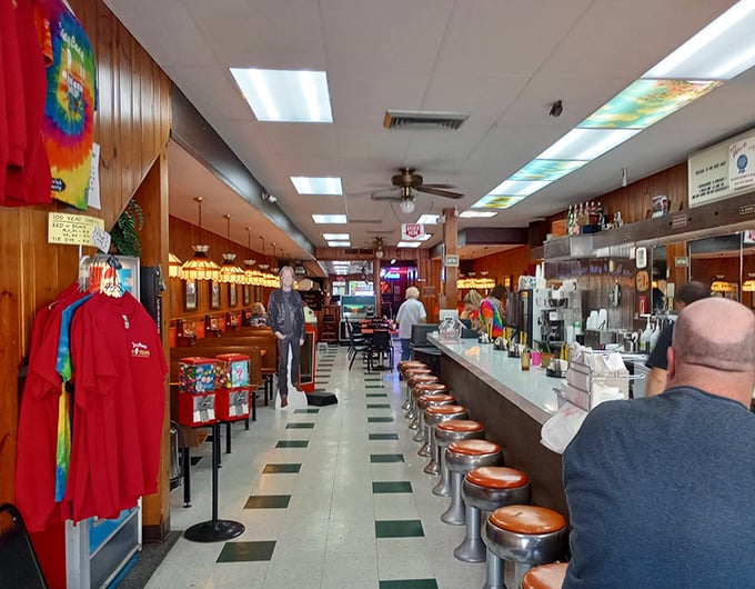 Wood paneling, Tiffany-style lamps, and that unmistakable diner energy. Some places don't need Instagram filters—they've been photogenic since before it mattered.