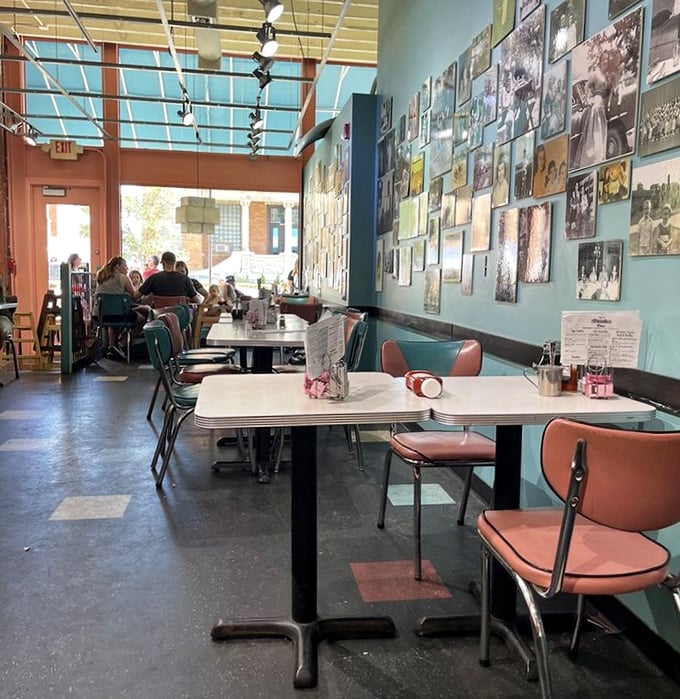 Photos line the walls like a community scrapbook. In Pittsburgh diners, you're never eating alone—you're dining with history.
