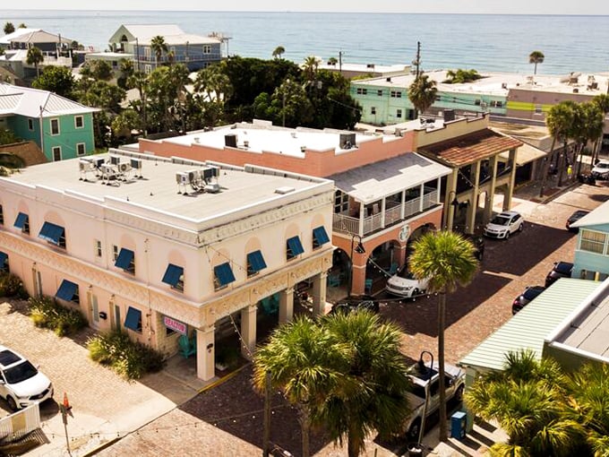 Downtown Pass-a-Grille looks like the Florida that existed before mouse ears and roller coasters—authentic, walkable, and wonderfully human-scaled.