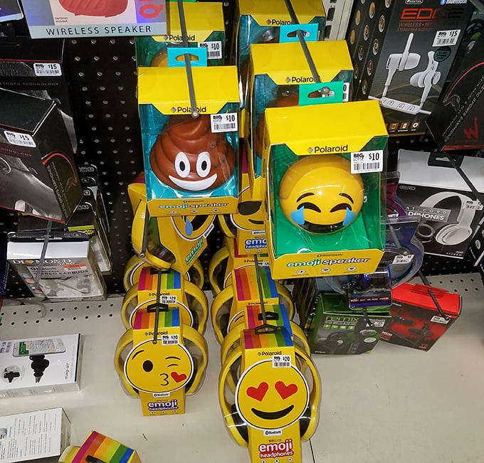 Emoji speakers and headphones bring personality to tech accessories – proof that even Bluetooth can have a sense of humor.