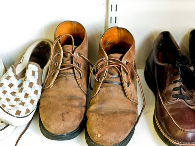 These well-worn boots have stories to tell—where they've walked, who they've carried, and the adventures awaiting their next owner.