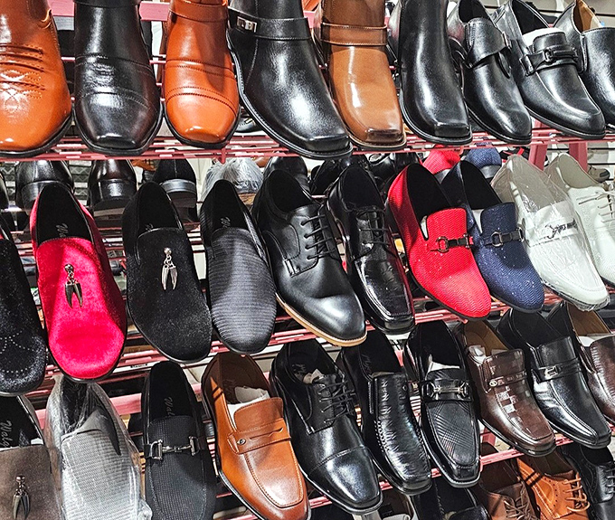 Footwear that ranges from boardroom-ready to dance-floor fabulous. That pop of red is calling your name—and at these prices, why resist?