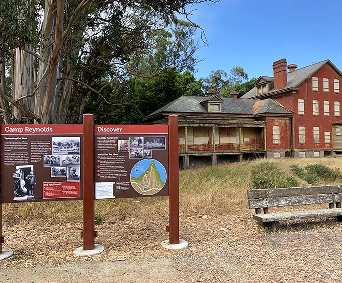 Camp Reynolds' historic buildings transport visitors back to Civil War days – history you can touch without setting off museum alarms.