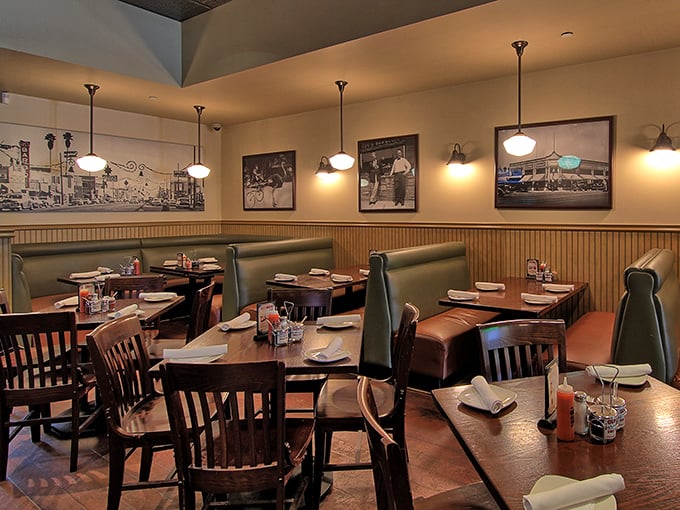 The dining room feels like that perfect dinner party where the conversation flows as smoothly as the drinks and nobody wants to leave.