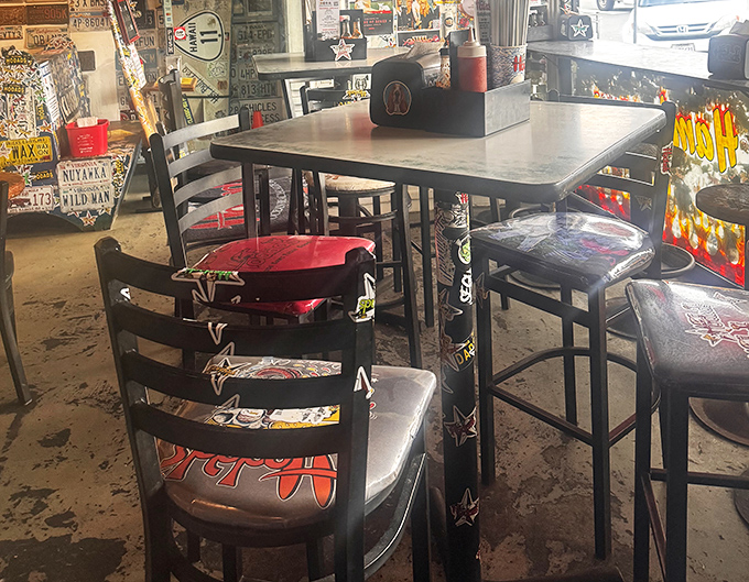 Every table tells a story, every sticker a memory. This isn't just dining—it's becoming part of a decades-long California narrative.