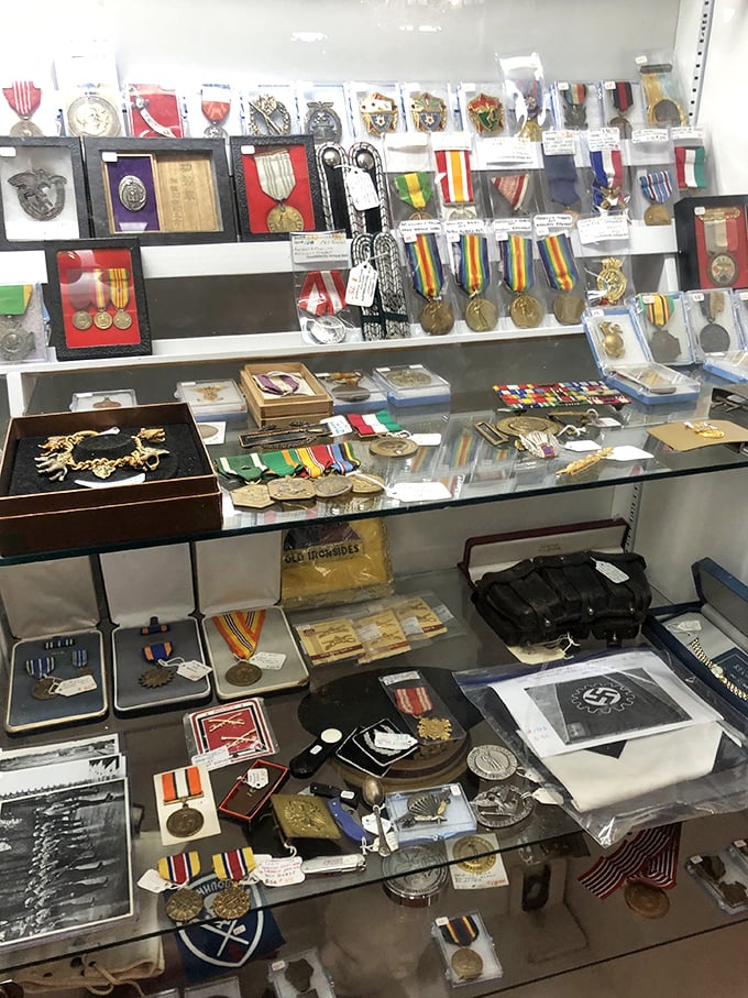 History's weight in metal – these military medals and insignia represent personal stories of service from conflicts across generations.