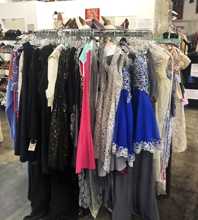 Formal wear that's seen more drama than a soap opera marathon – now ready for your red carpet moment.