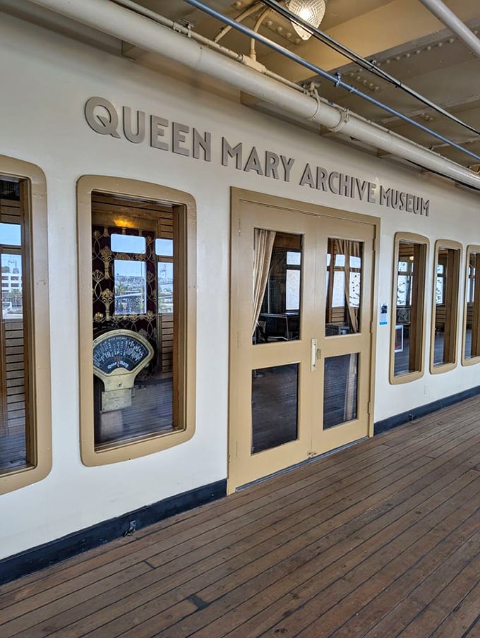 The Archive Museum entrance promises a deep dive into oceanic history—though some exhibits might leave you wondering if certain artifacts have minds of their own.