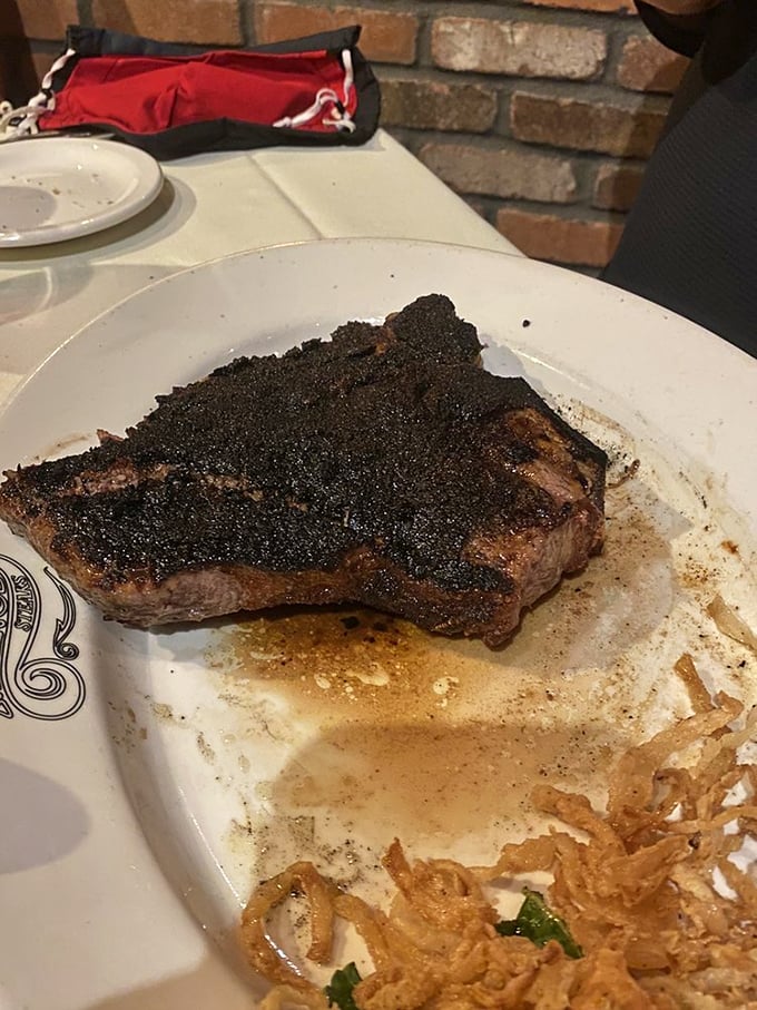 Porterhouse perfection that combines the best of both worlds in one magnificent, expertly prepared cut of beef.