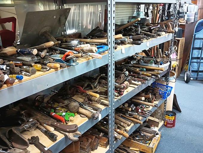 Tools with the patina of purpose. These implements built America, one swing, twist, and turn at a time.