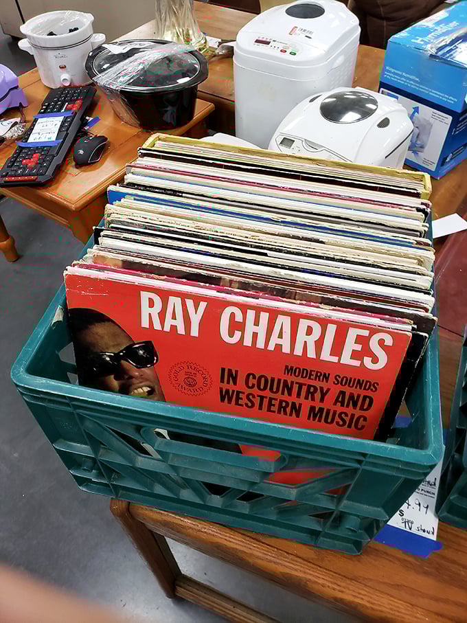 Vinyl treasures await true music lovers. That Ray Charles album isn't just a record—it's a time machine selling for less than a streaming subscription.