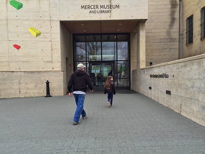 The modern entrance belies the historical wonderland within—like finding a portal to the past behind what looks like a contemporary art museum. 