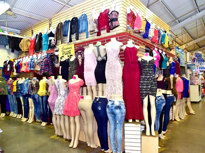 Mannequins modeling everything from club wear to quinceañera gowns. The ultimate dress rehearsal for every occasion life throws your way.
