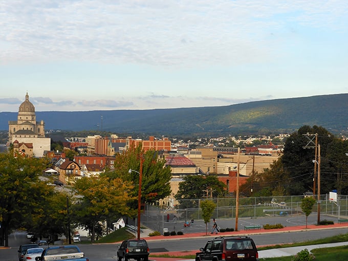 Altoona's historic architecture stands proudly against mountain backdrops, housing some of central Pennsylvania's best bargains.