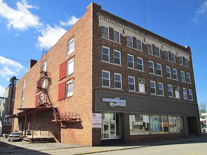 Atchison's Victorian-era buildings house modern businesses where prices seem pleasantly stuck in the past.