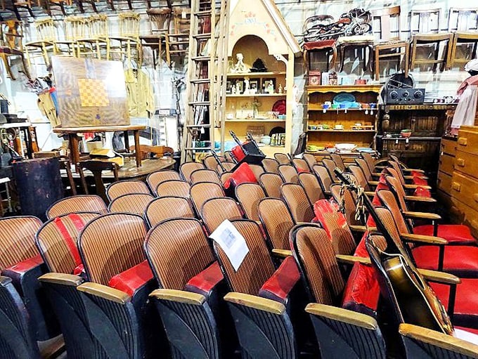 Broad Street Antique Mall anchors Chamblee's district with serious treasure-hunting credentials and endless variety.