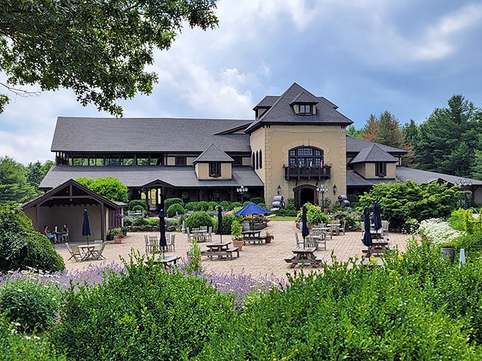 Chateau Morrisette looks like someone plucked a French castle from a fairy tale and dropped it into Virginia's Blue Ridge.