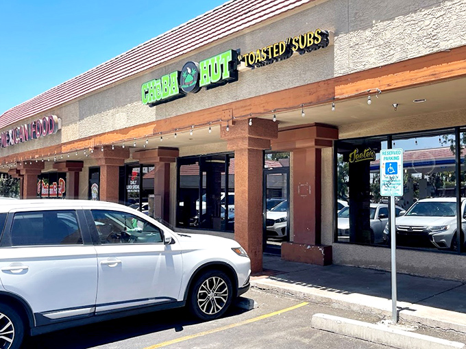 Laid-back strip mall vibes hide a sandwich shop that's anything but ordinary or boring.