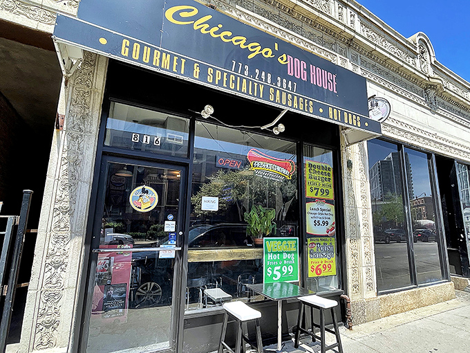 This architecture meets classic Chicago flavors—this is what authentic neighborhood dining looks like in the Windy City.