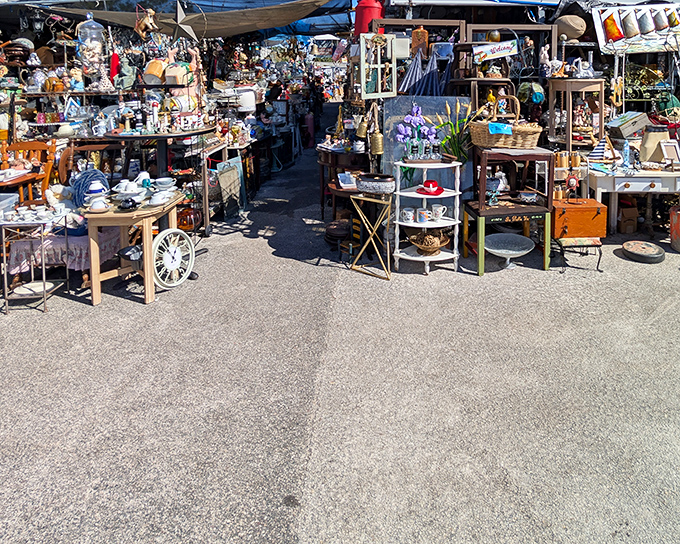 Daytona Flea Market’s outdoor booths are a treasure hunter’s paradise. From teacups to vintage glassware, this is where stories find new homes.