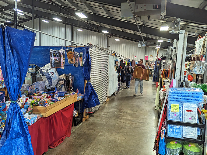 A stroll through Four Seasons Flea and Farm Market brings endless treasures, from toys to tools, creating a fun adventure.