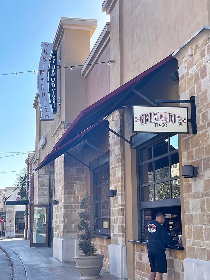 Classic pizzeria vibes meet Texas charm at this San Antonio neighborhood favorite spot.