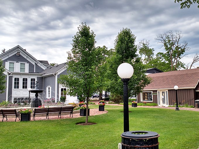 Long Grove's village green hosts festivals where families create memories under ancient oak trees.