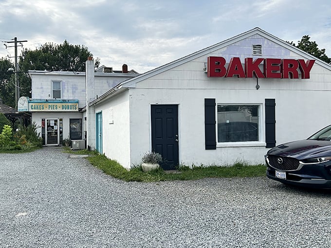 Pasqualini's unassuming white building is like a book you shouldn't judge by its cover.